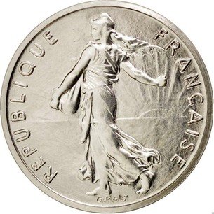 French Silver 1/2 Franc "Piedfort" 1978 KM# P606 | coinscatalog.NET