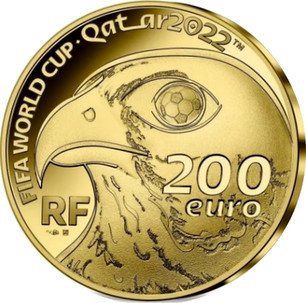 French Gold 200 Euro "FIFA World Cup of Football" 2021 | coinscatalog.NET