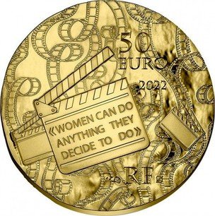 French Gold 50 Euro "Grace Kelly" 2022 | coinscatalog.NET