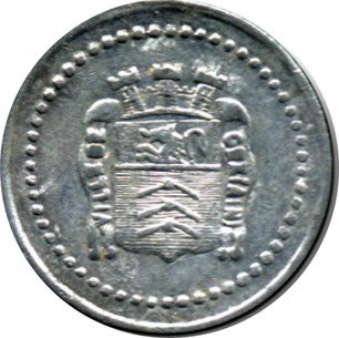 French Aluminum 10 Centimes "Gex" 1919 | coinscatalog.NET