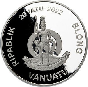 Vanuatu 1 Oz Silver 20 Vatu "Carbon Neutral. Save our Earth" 2022 ...