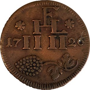 Austrian 4 Kreuzer "Wine Mark" 1726 | coinscatalog.NET