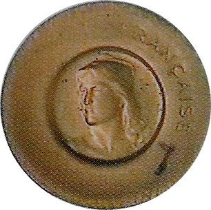 French Bronze 5 Centimes "Essai by Rude" 1909 | coinscatalog.NET
