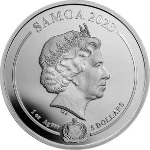 Samoan 1 Oz Silver 5 Dollars "DC Comics. Superman" 2023 | coinscatalog.NET