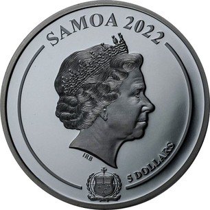 Samoan 1 Oz Silver 5 Dollars "Princess Grace of Monaco" 2022 KM# 671 ...