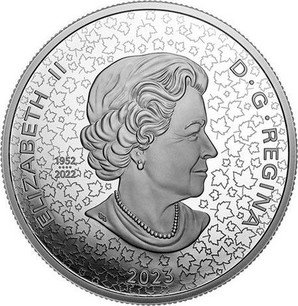 Canadian Silver 50 Dollars "Curated Coin Collection. Transition Obverse ...