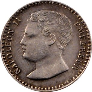 French Silver 1/4 Franc "Napoleon II Essai" 1816 X# E10 | coinscatalog.NET