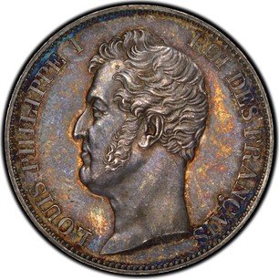 French Silver plated Bronze 100 Francs "Louis Philippe Pattern by Galle ...