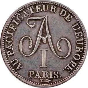 French Silver 2 Francs "First Restoration. Russia" 1814 X# M11 ...