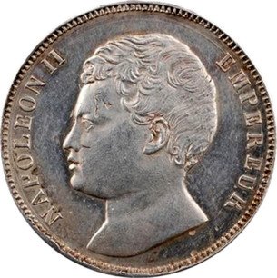 French Silver 2 Francs "Napoleon II Essai" 1816 X# E13 | coinscatalog.NET