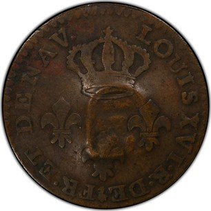 French 2 Sou "Saint Barthelemy Coinage" 1834 KM# 2.3 | coinscatalog.NET