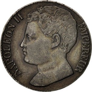 French Lead 20 Francs "Napoleon II Essai" 1815 X# E48 | coinscatalog.NET