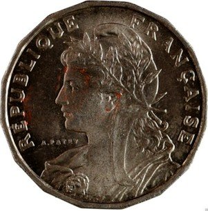 French Nickel 25 Centimes "Essai 16 Sides" 1904 | coinscatalog.NET
