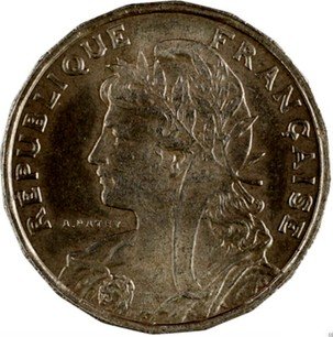 French Nickel 25 Centimes "Essai 20 Sides" 1904 | coinscatalog.NET