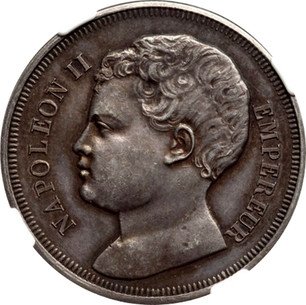 French Silver 5 Francs "Napoleon II Essai" 1816 X# E14 | coinscatalog.NET