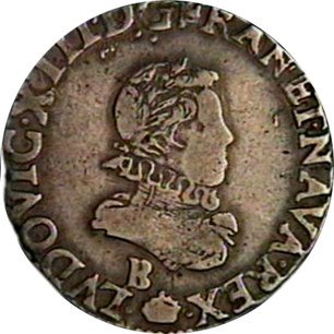 French Silver 1/2 Franc "Louis XIII" 1611-1627 | coinscatalog.NET