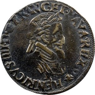 French Silver 1/4 Franc "Henri IV. Montpellier" 1603-1605 ...