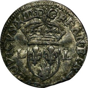French Billon 1 Douzain "Louis XIII. Cross" 1625-1629 | coinscatalog.NET