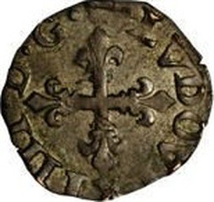 French Billon 1 Liard "Louis XIV" 1656 | coinscatalog.NET