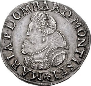 French Silver 1 Teston "Mary. 1st Type" 1611-1613 | coinscatalog.NET