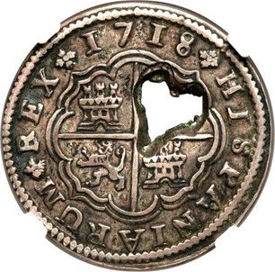 French Silver 2 Bits Martinique 1764 KM# 8 | coinscatalog.NET