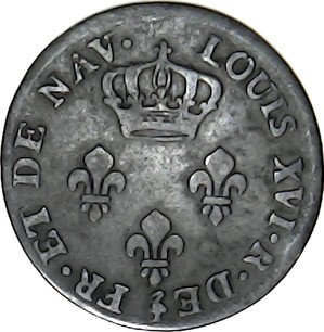 French Billon 3 Sous "Louis XVI" 1781 KM# 2 | coinscatalog.NET