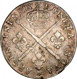 French Silver 33 Sols "Strasbourg Coinage" 1705-1708 | coinscatalog.NET