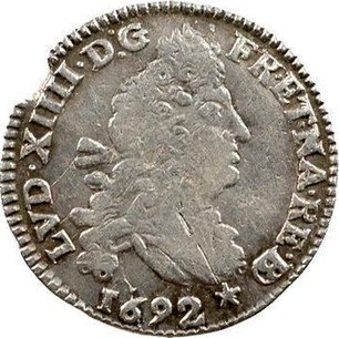 French Silver 4 Sols "Louis XIV" 1691-1698 | coinscatalog.NET