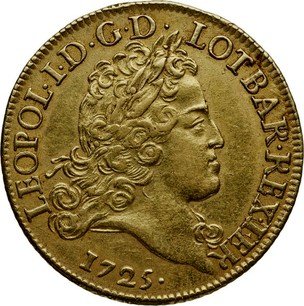 French Gold Double Leopold "Duchy of Lorraine" 1724-1725 | coinscatalog.NET
