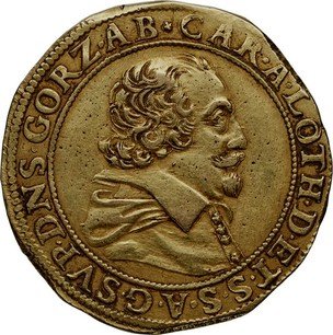 French Gold Double Pistole "Charles" 1608-1630 | coinscatalog.NET