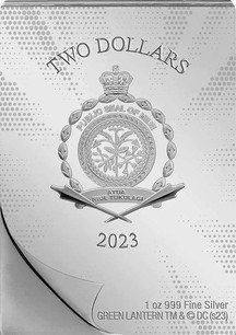 Niuean 1 Oz Silver Two Dollars "Charles III All American Comics #16" 2023 | coinscatalog.NET