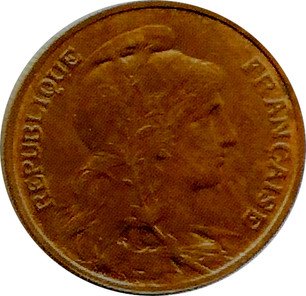 French Bronze 10 Centimes "Marianne Essai" 1898 | coinscatalog.NET