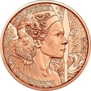 Austrian 10 Euro "Flower Language. Chamomile" 2023 | coinscatalog.NET