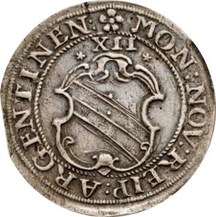 French Silver 12 Kreuzer "City of Strasbourg. Gloria" 1640-1658 ...