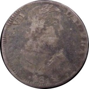 Mexican Silver 2 Reales "Ferdinand VII. Zacatecas" 1813-1818 KM# 92.1 | coinscatalog.NET