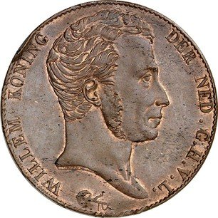 Dutch 3 Guldens "Willem I Pattern Coin" 1819 | coinscatalog.NET