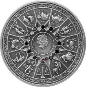 Samoan 2 Oz Silver 5 Dollars "Hephaistos & Libra" 2022 | coinscatalog.NET