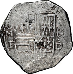Mexican Silver 8 Reales "Philip III" 1598-1606 KM# R44.1 | coinscatalog.NET