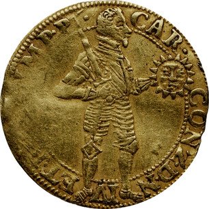 Italian Gold Florin "Charles I" 1627-1637 | coinscatalog.NET