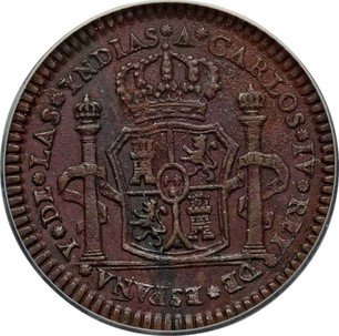Mexican Real "Carlos IV Proclamation Coinage" 1789 KM# Q24a ...