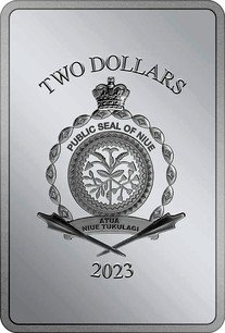 Niuean 1 Oz Silver Two Dollars "Wookiee Chewbacca" 2023 | coinscatalog.NET