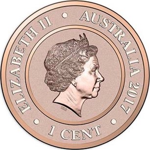Australian 1 Cent "Pluto" 2017 | coinscatalog.NET