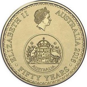 Australian 1 Dollar "50 Years of Decimal Currency" 2016 | coinscatalog.NET