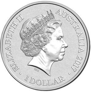 Australian Silver 1 Dollar "Alphabet Collection - Letter F (Green ...