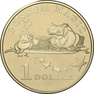 Australian 1 Dollar "Possum Magic - Lamingtons are Magical" 2017 coin ...