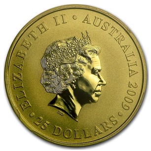 Australian Gold 25 Dollars "Sovereign" 2009 KM# 1244 | coinscatalog.NET