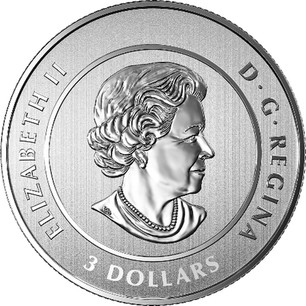 Canadian 1/4 Oz Silver 3 Dollars "Heart of our Nation" 2017 ...