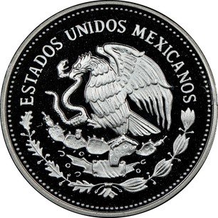 Mexican Silver 100 Pesos "FIFA World Cup. Player" 1985 KM# 505 ...