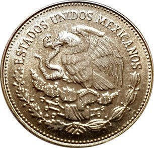 Mexican Silver 25 Pesos "FIFA World Cup" 1985 KM# 497 | coinscatalog.NET
