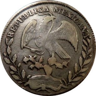 Mexican Silver 4 Reales "Radiant Cap" 1843-1863 KM# 375.2 ...